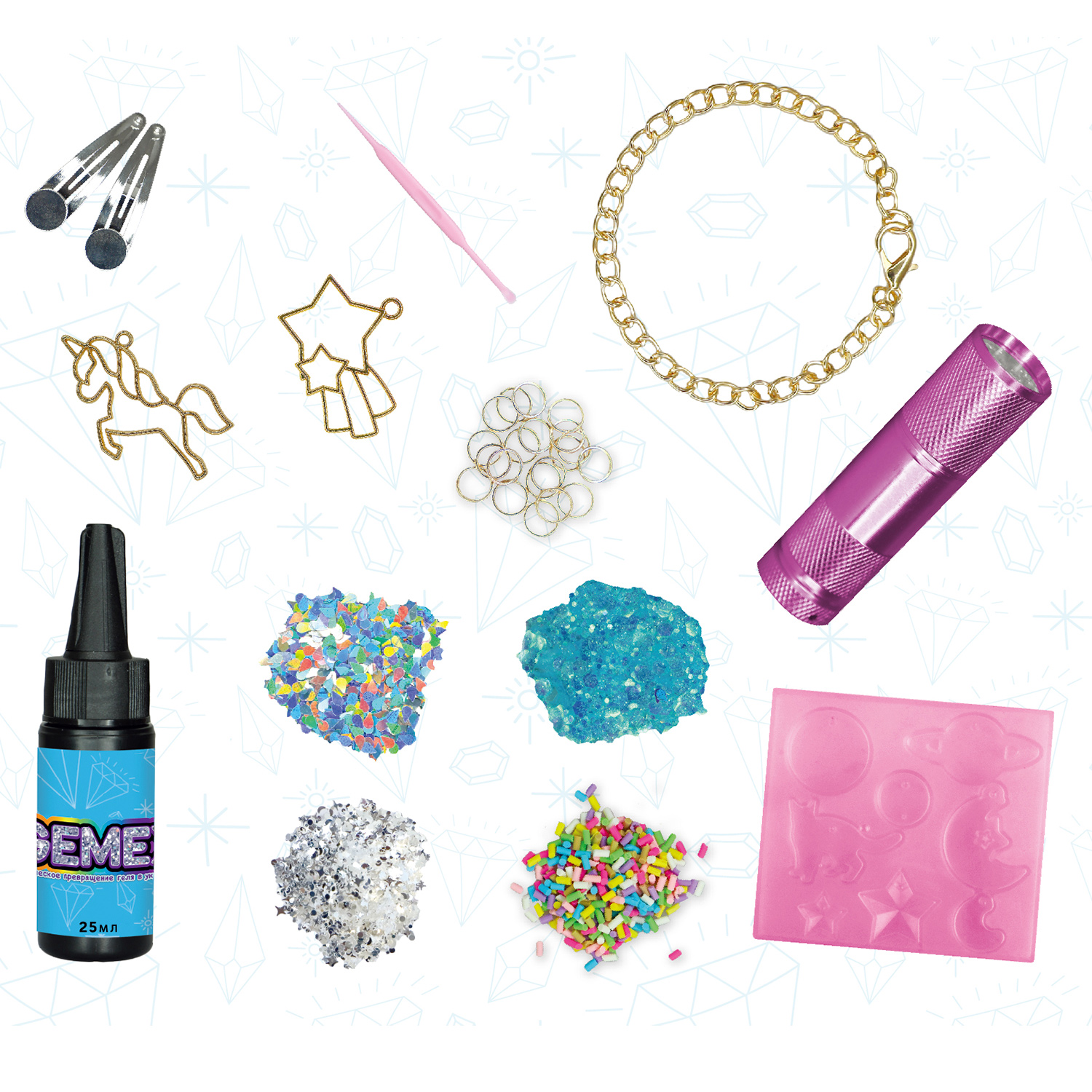 GEMEX Набор для создания украшений и аксессуаров, Unicorn Артикул: HUN8635 | Интернет-магазин ...