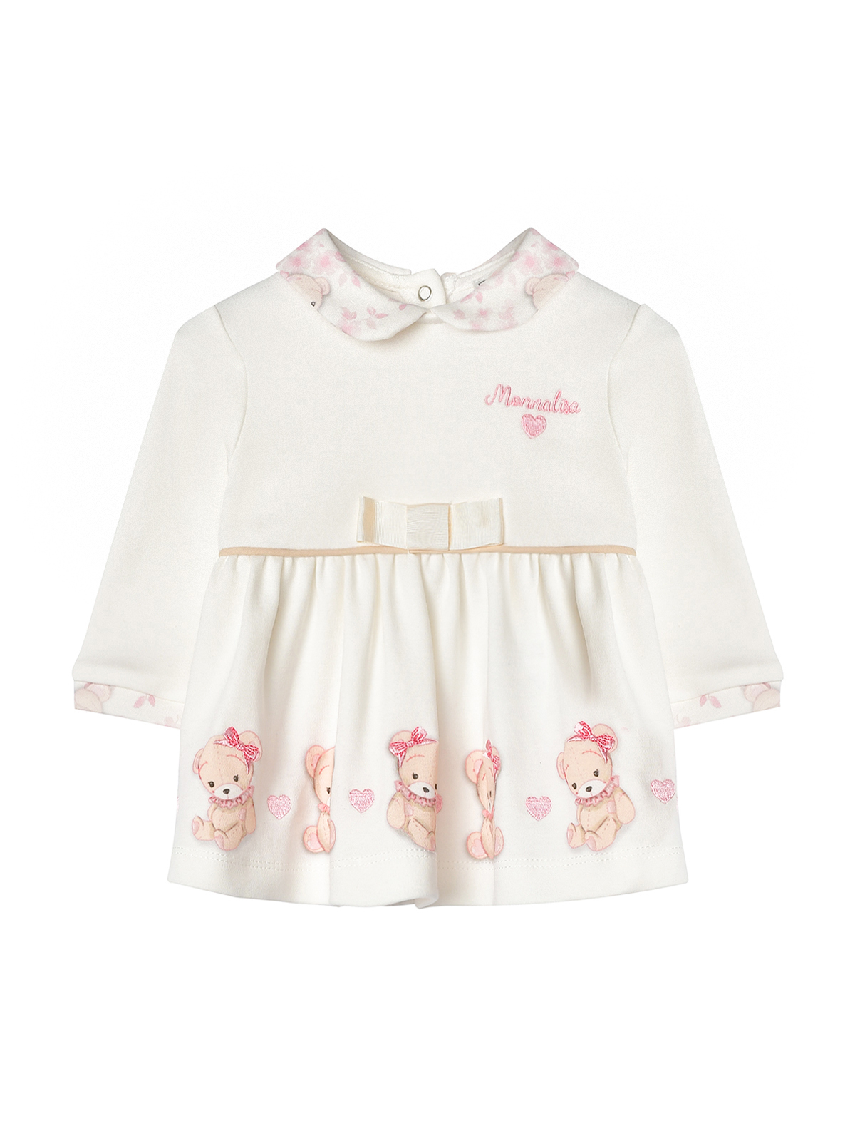 Monnalisa Комплект кофточка+ползунки, принт мишки Артикул: 35F510 6000 ...