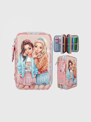 DEPESCHE Пенал тройной с наполнением TOPModel TEAM TEDDY Артикул ...