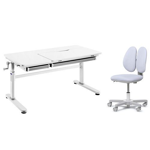 Cubby Комплект парта Iris Grey + кресло Mente Grey Артикул: 222996 | Интернет-магазин keng.ru