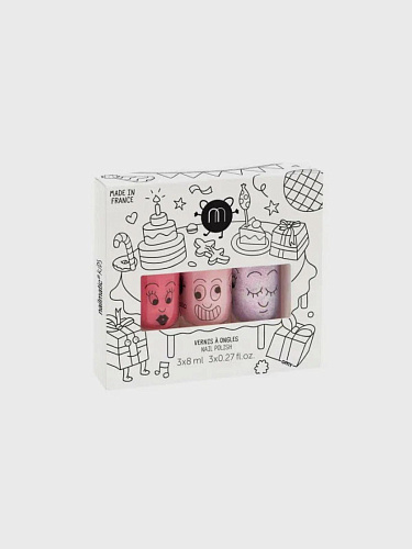 nailmatic Детский лак 3в1 (Cookle, Bella, Elliot) Артикул: NM-890208 ...
